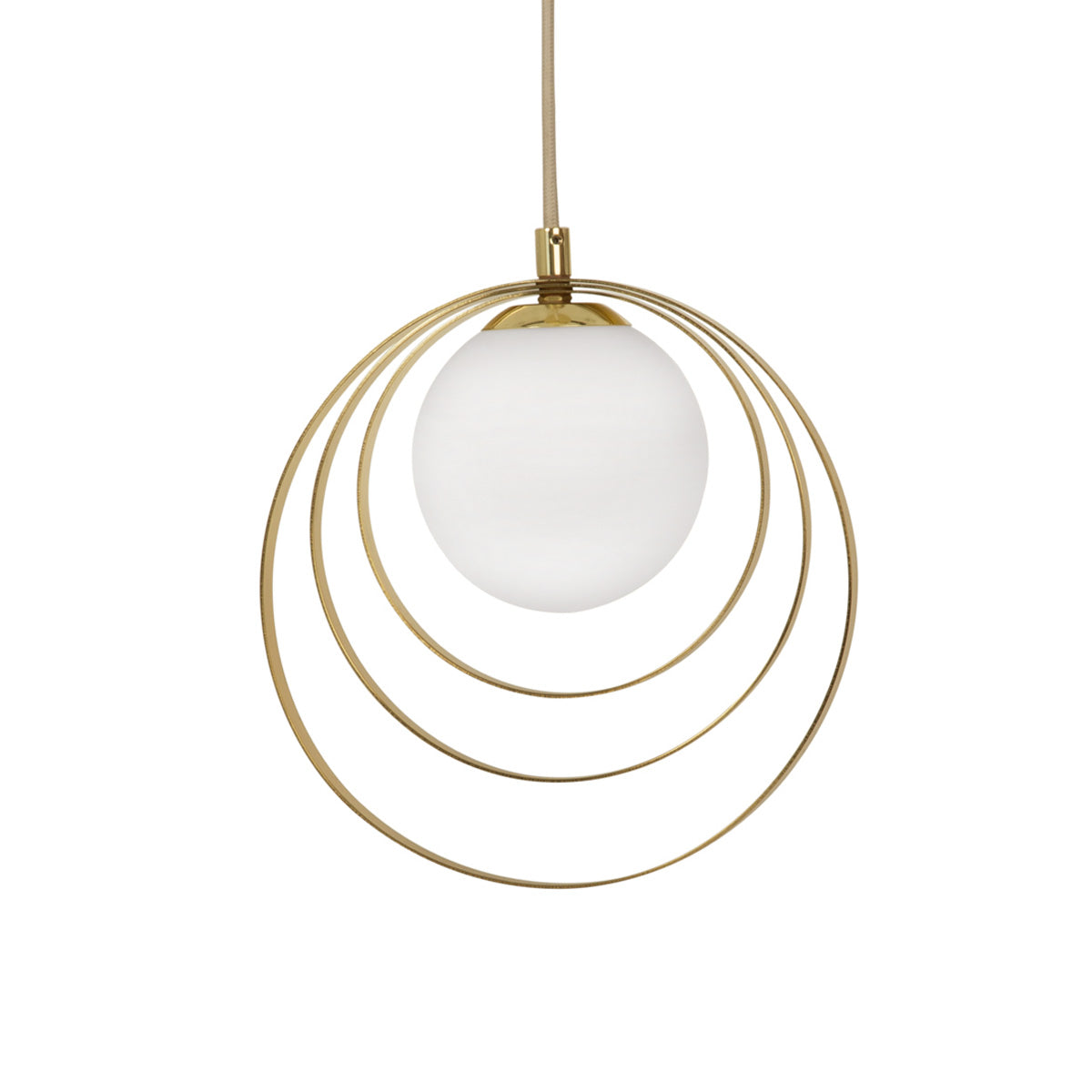 Pendente CÍRCULO solo latão polido – Itens Collections